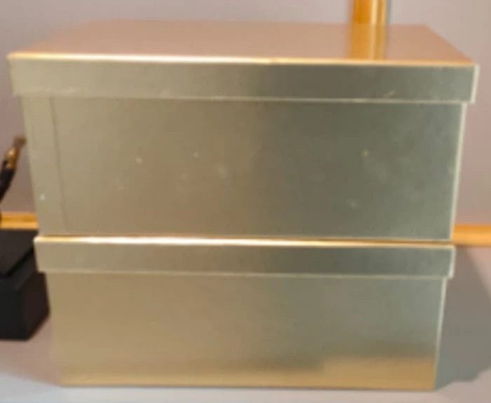 Gold storage box (M) - iDekore