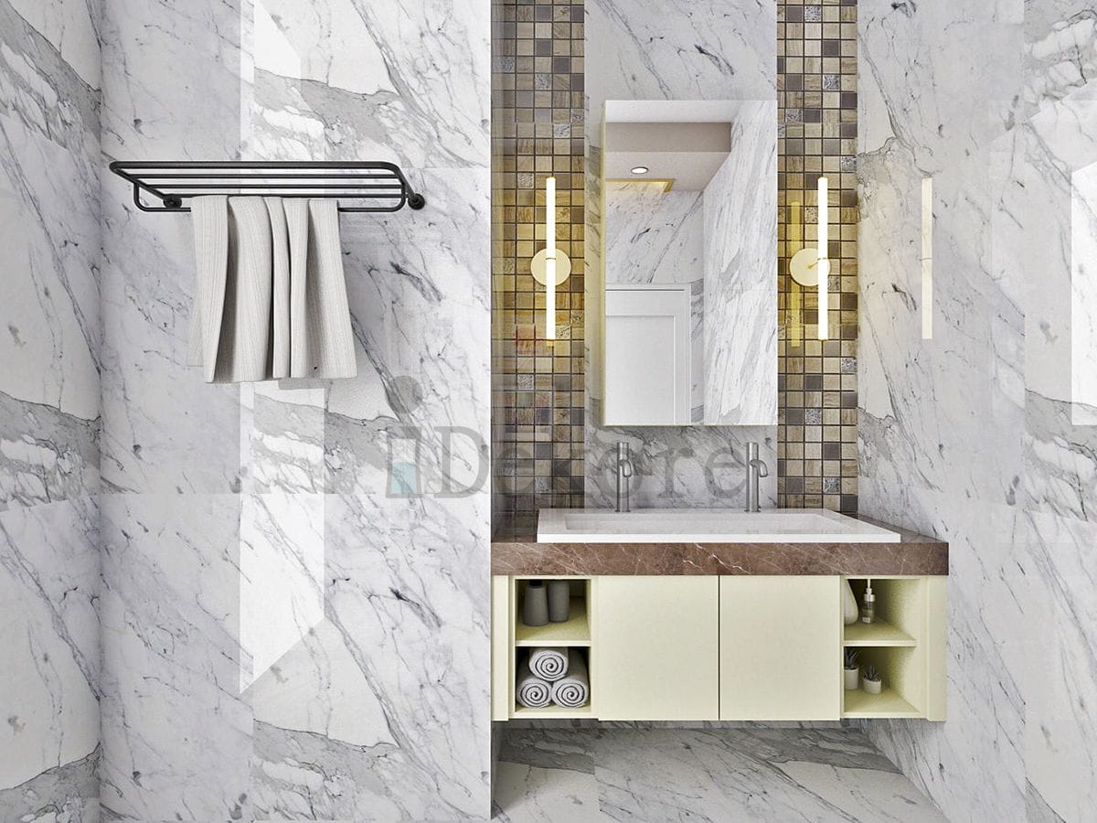 Bathroom Cabinet & Wall Mirror - iDekore