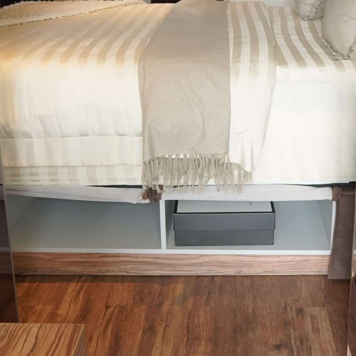 Keira Bed Platform - Atlantic Grey & Cordoba - iDekore