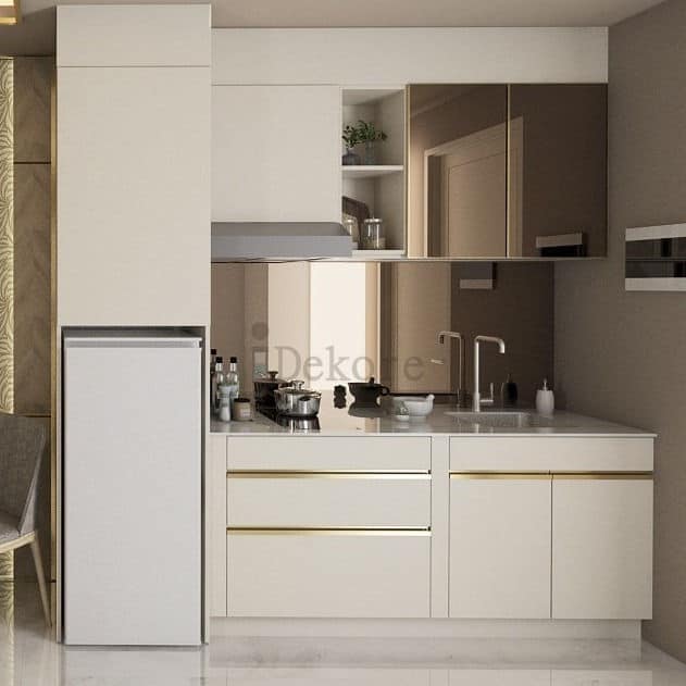 Kitchen set With Table Top Quadra Stone - iDekore