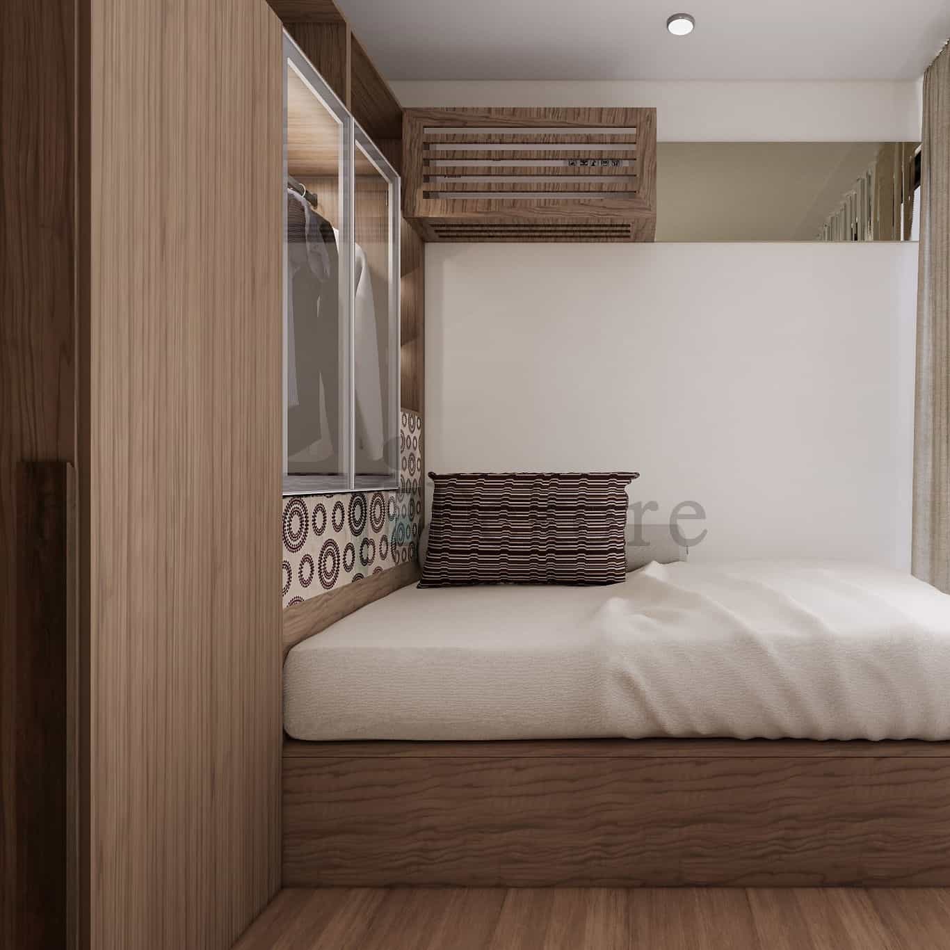 Dillon Bed Platform - Light Cordoba - iDekore