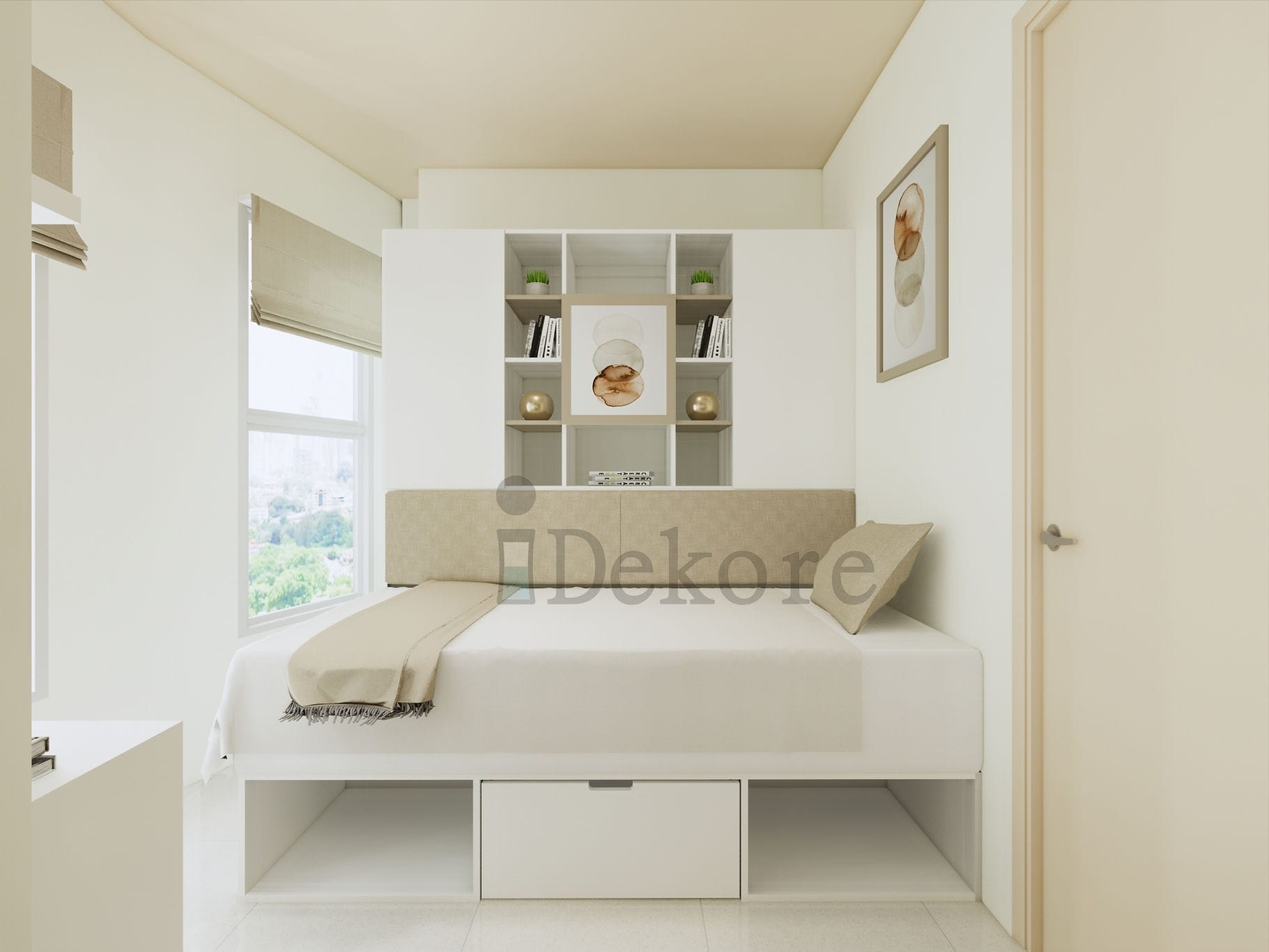 Second Bedroom Bed Platform - iDekore