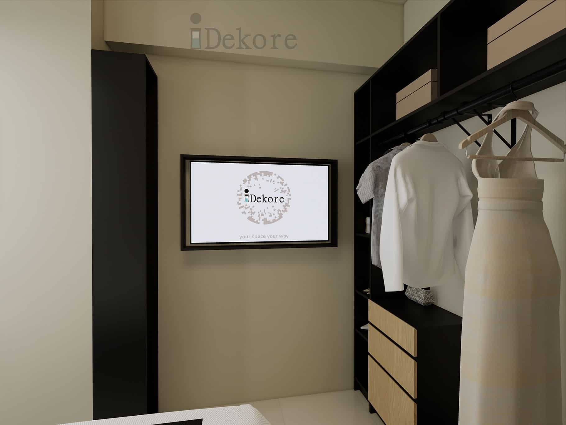 Frame TV Master Bedroom - iDekore