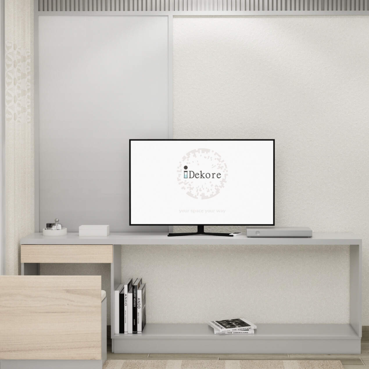 Meja Kerja Bangku - Minimalist - iDekore