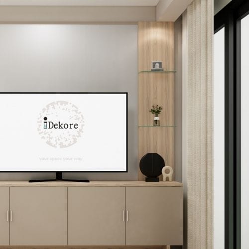 Panel Dinding + Rak - iDekore